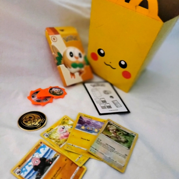 Pokemon | Toys | Mcdonalds Pokemon Cards And Happy Meal Box | Poshmark